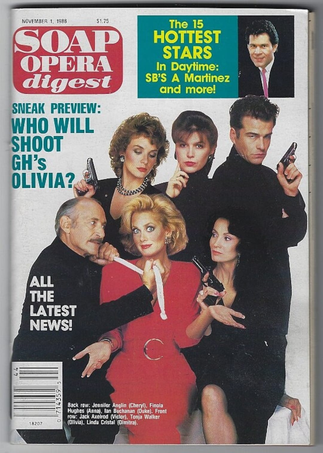 Soap Opera Digest Magazine 1988 General Hospital, Young and Restless ...