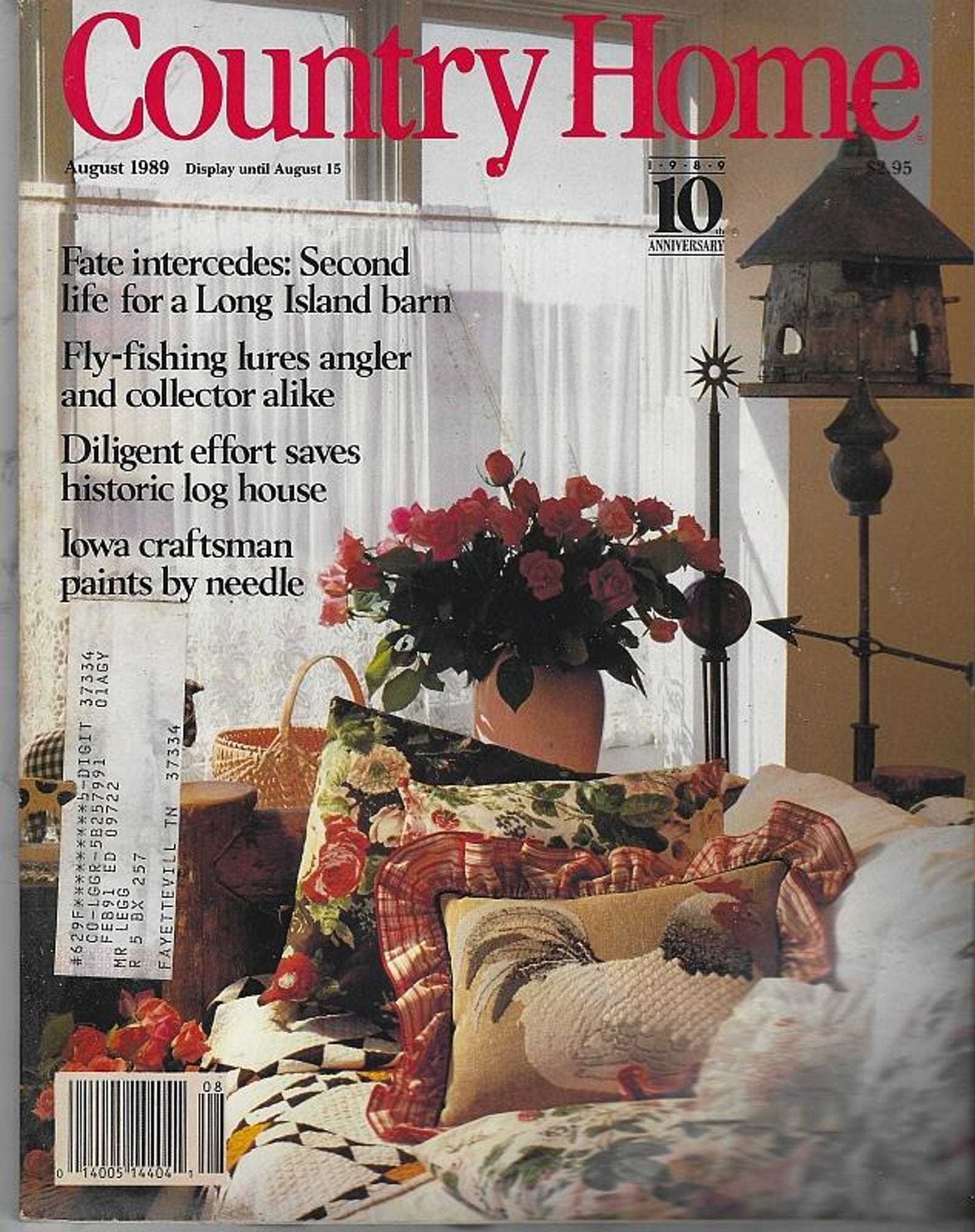 Country Home Magazine 1989 June August Rustic, Seaside Garden, Log Home ...