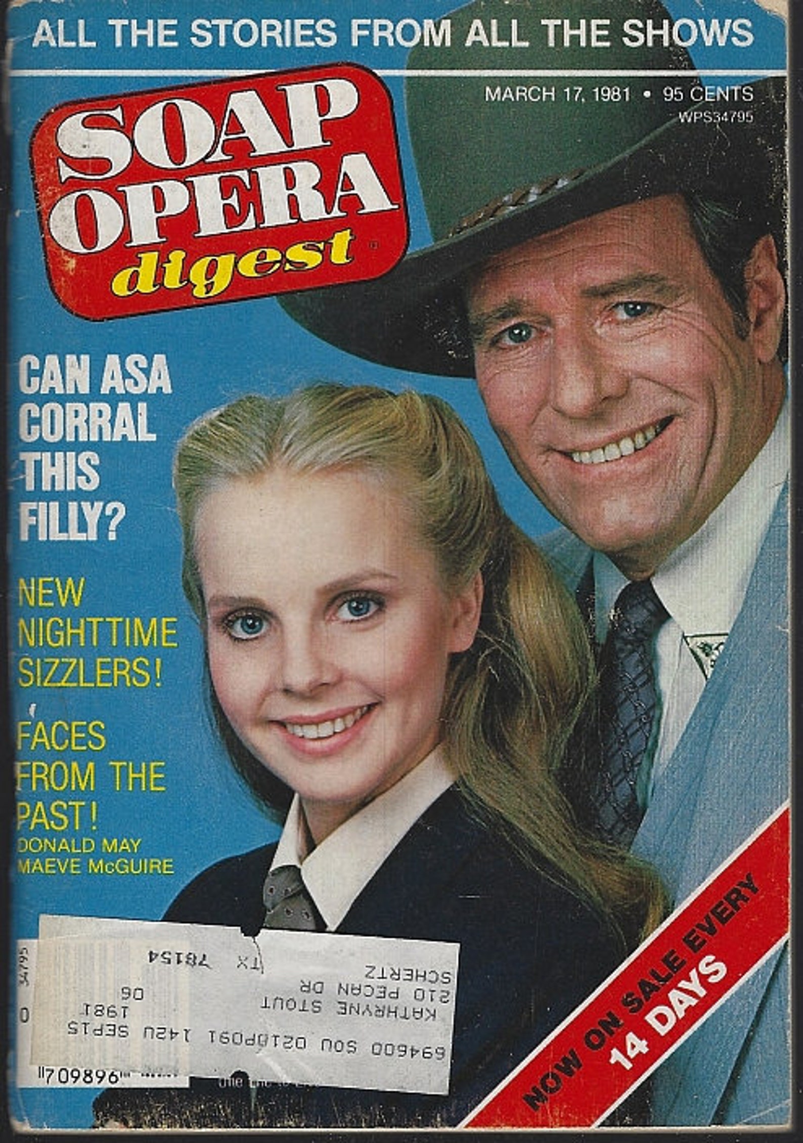 Soap Opera Digest Magazine 1981 Issues General Hospital One - Etsy