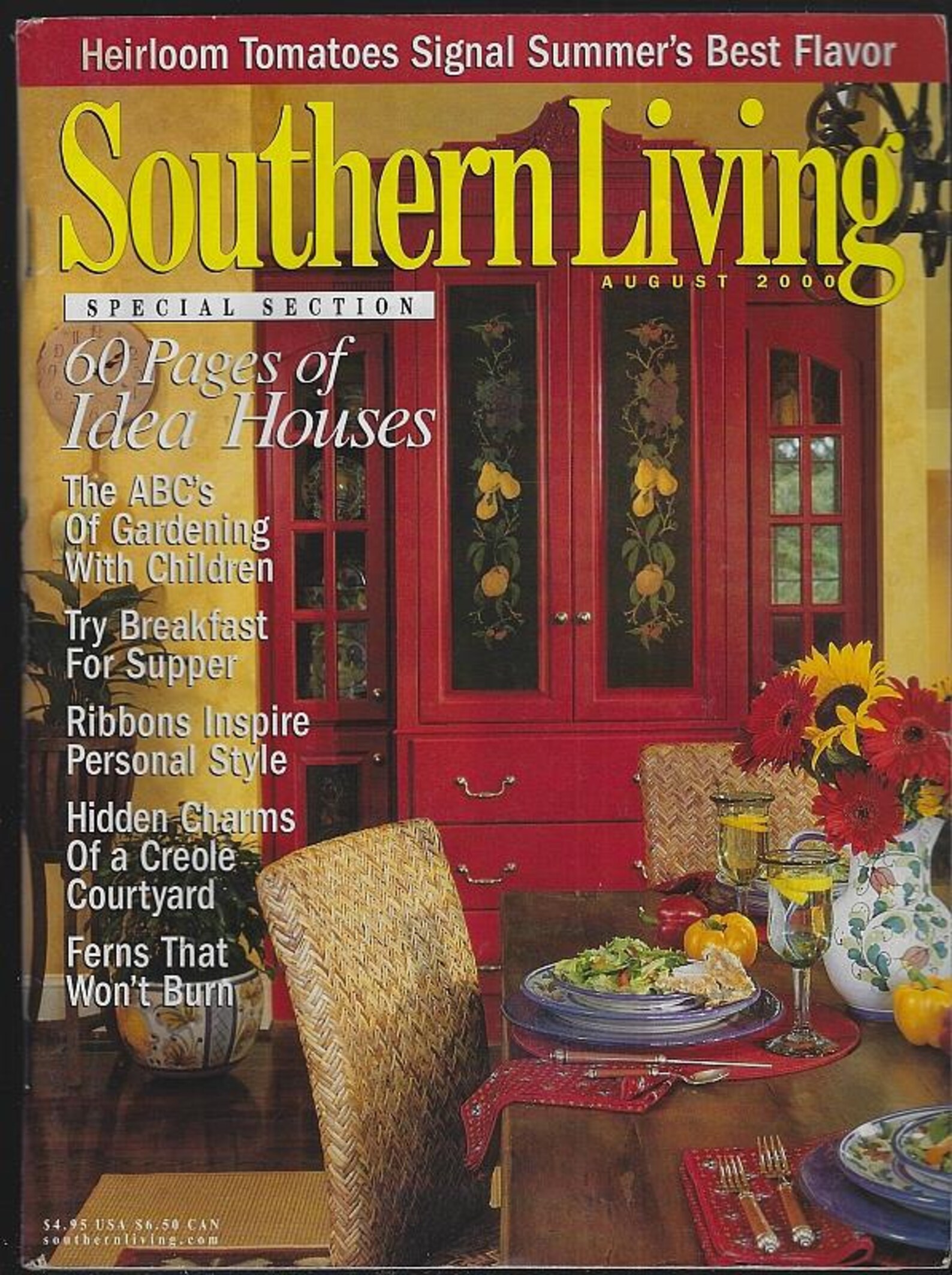 Southern Living Magazines 2000 January, February May July August ...
