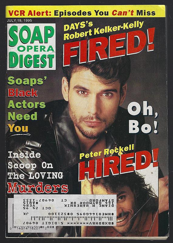 Soap Opera Digest Magazine 1995 Issues General Hospital Days of Our ...