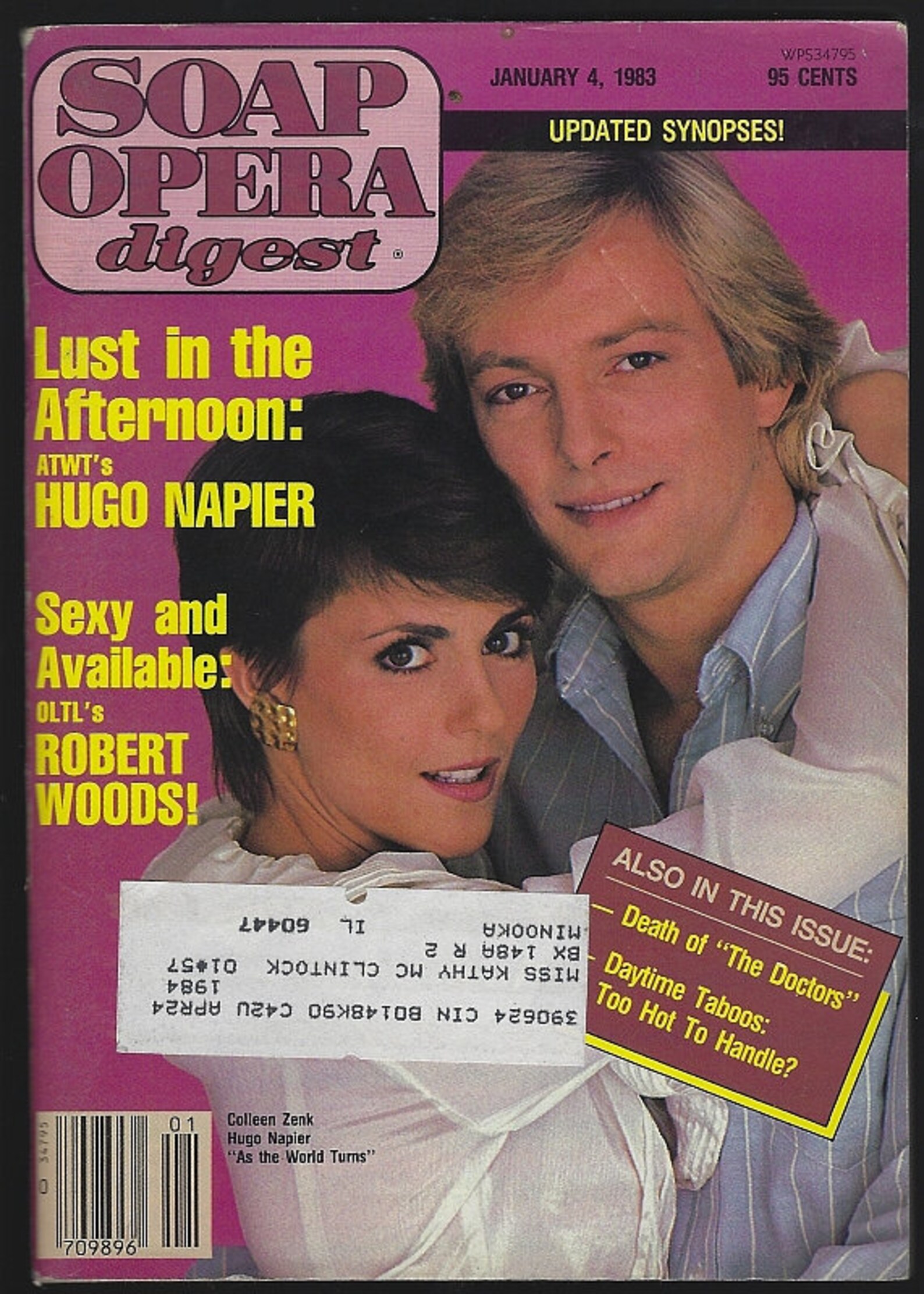 Soap Opera Digest Magazine 1983 One Life To Live General Etsy