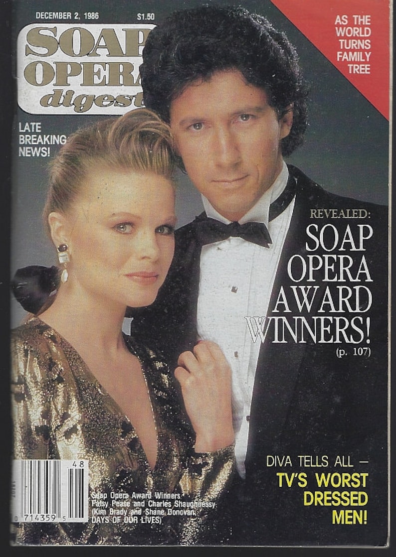 Soap Opera Digest Magazine 1986 Issues as the World Turns All | Etsy