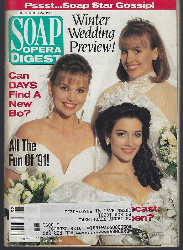 Soap Opera Digest Magazine 1991 Issues General Hospital Days of Our ...