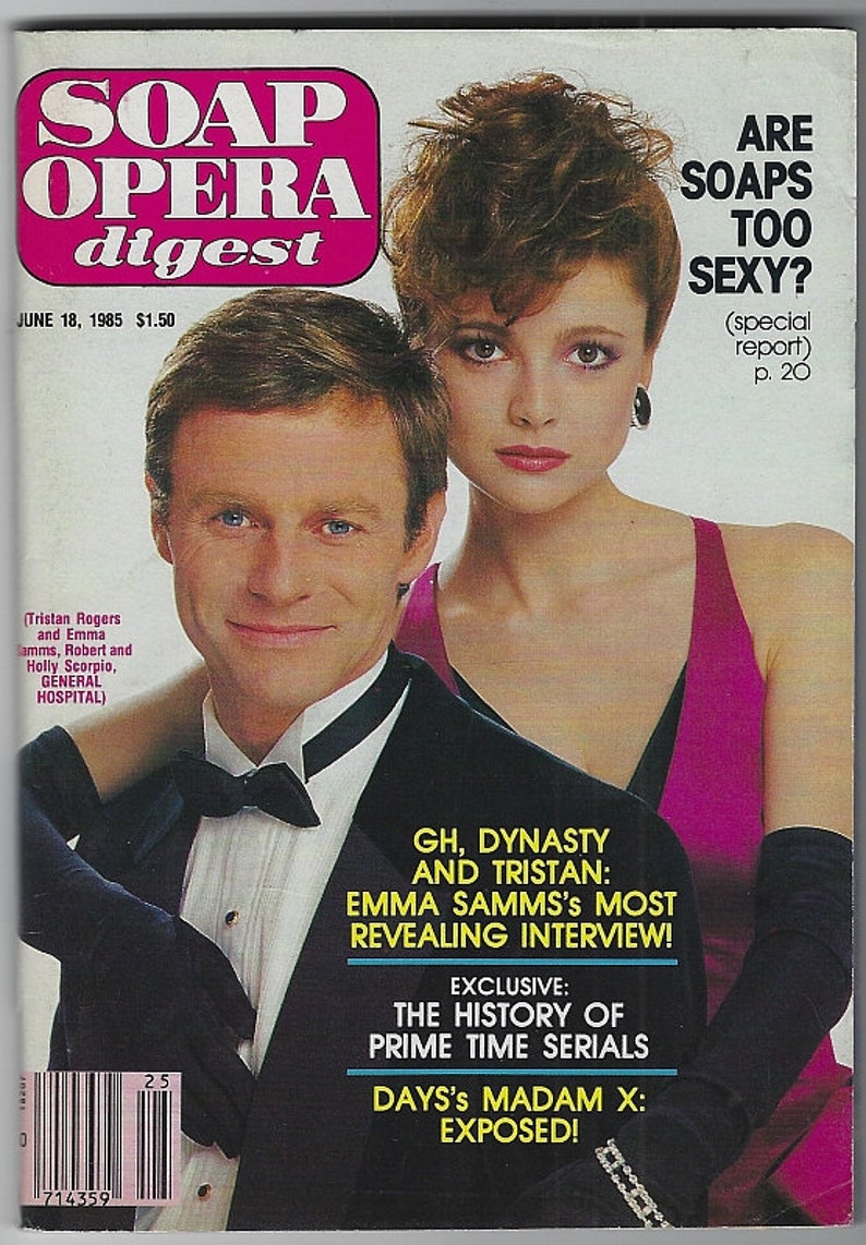 Soap Opera Digest Magazines 1985 Days of Our Lives, Peter Reckell ...