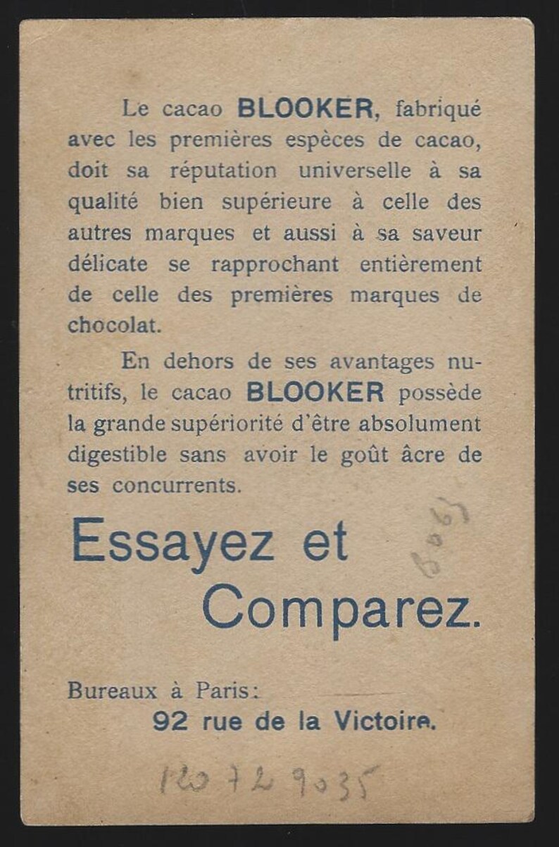 Cacao Blooker, Paris France Dutch Couple Ice Skating Victorian Trade ...