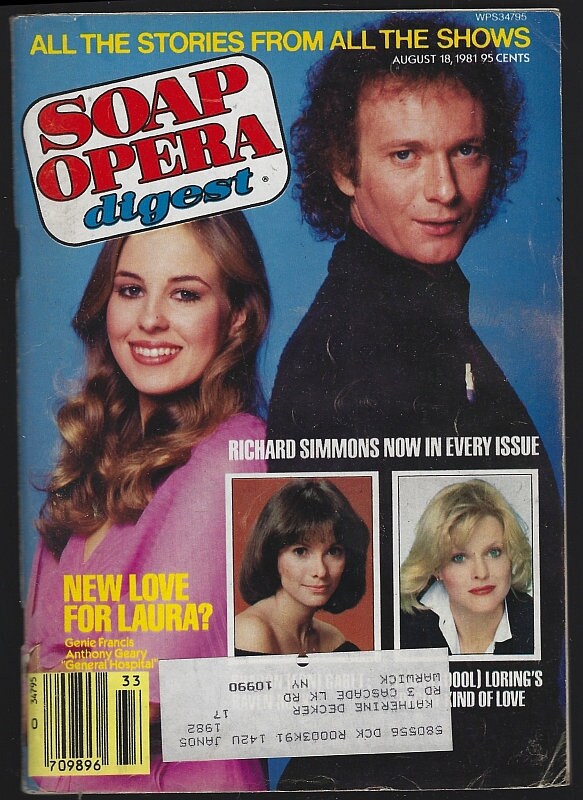 Soap Opera Digest Magazine 1981 Issues General Hospital One Life to ...