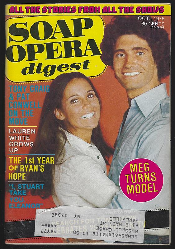 Soap Opera Digest Magazines 1976 Ryan's Hope, Love of Life, as the ...
