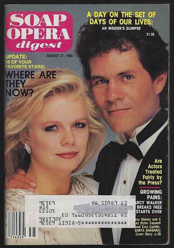 Soap Opera Digest Magazines 1985 Days of Our Lives Peter - Etsy