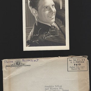 Vintage Original Studio Signed Photograph of Actors With Movie Studio ...