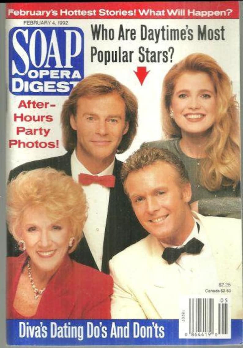 Soap Opera Digest Magazine 1992 General Hospital, Young and Restless ...