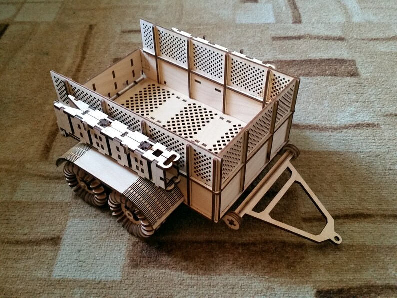 3D - Truck / Quad Trailer - Cnc Laser Pattern (svg, Dxf) - Etsy