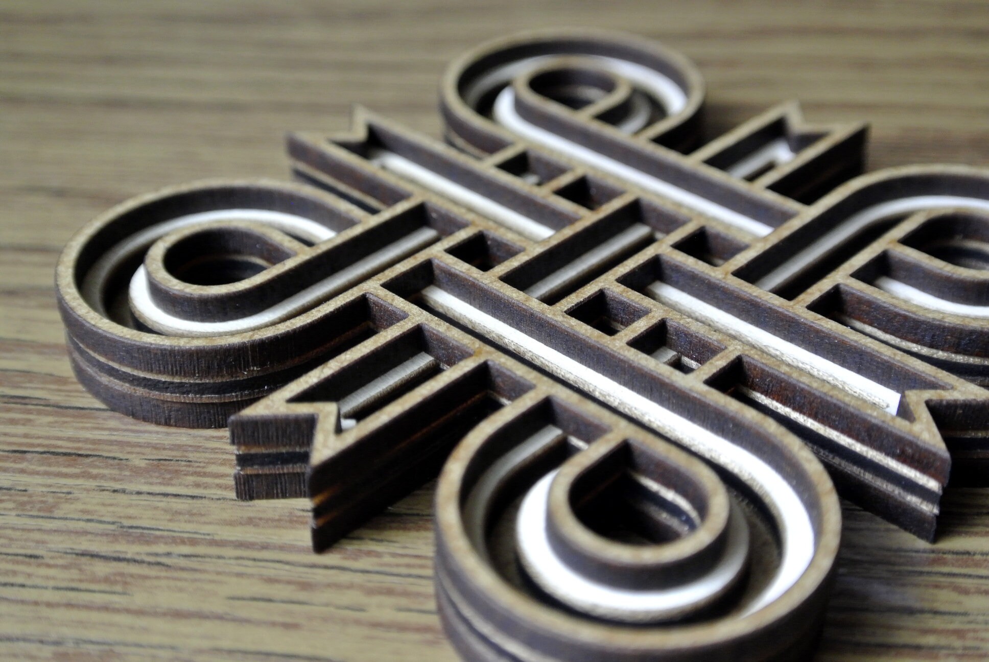 W - Celtic Knot 10 - Cnc (laser, Router), Scroll Saw Pattern (svg, Dxf ...