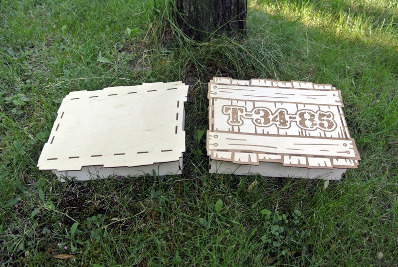 B - Expositon Box - Cnc (laser, Router), Scroll Saw Pattern (svg, Dxf ...