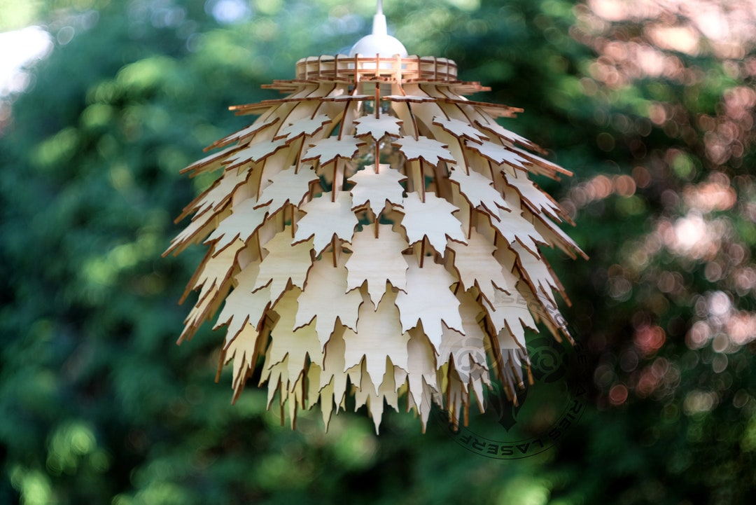 LW - Maple Leaf Lamp - Cnc (laser, Router), Scroll Saw Pattern (svg ...
