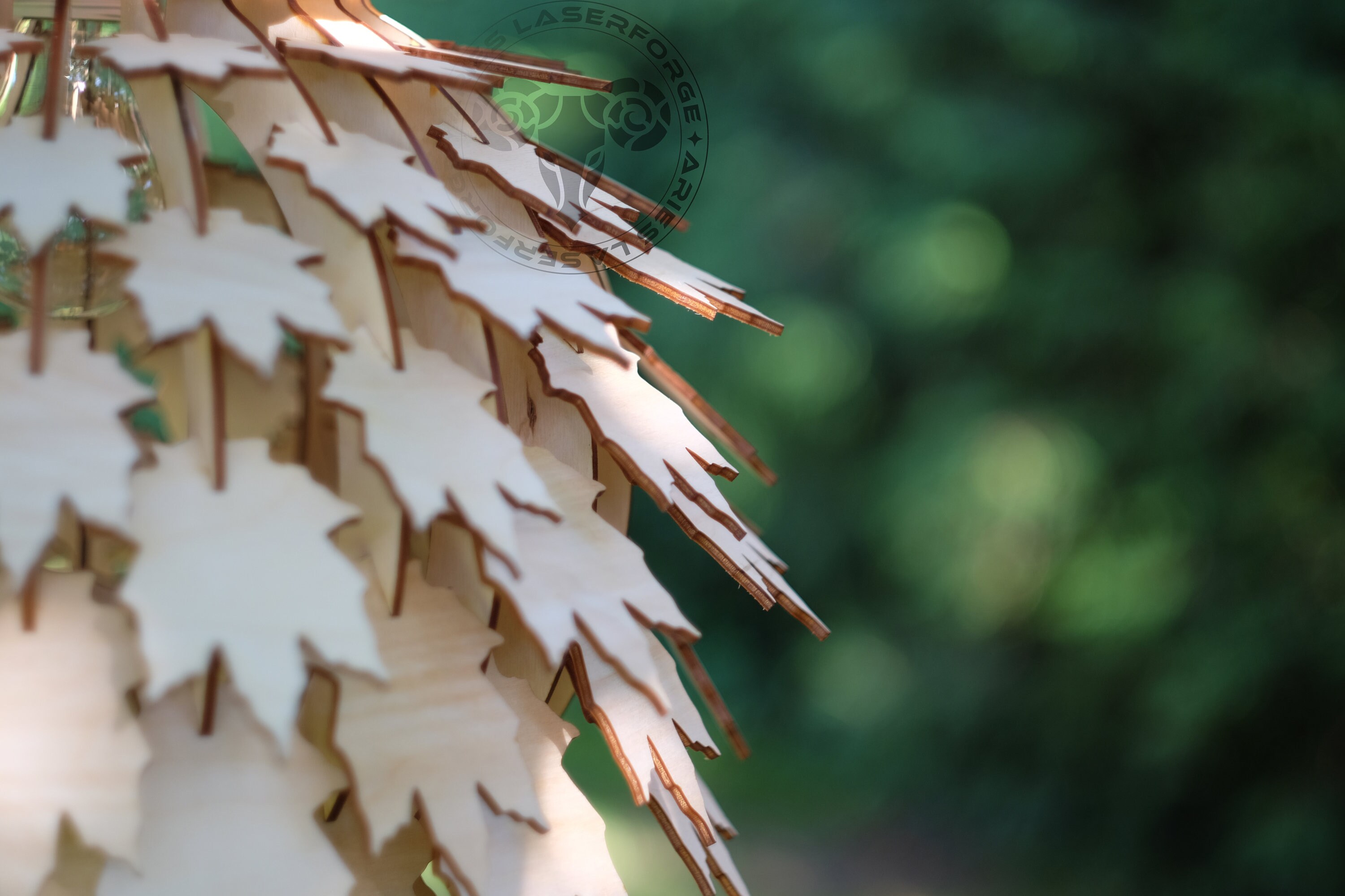 LW - Maple Leaf Lamp - Cnc (laser, Router), Scroll Saw Pattern (svg ...