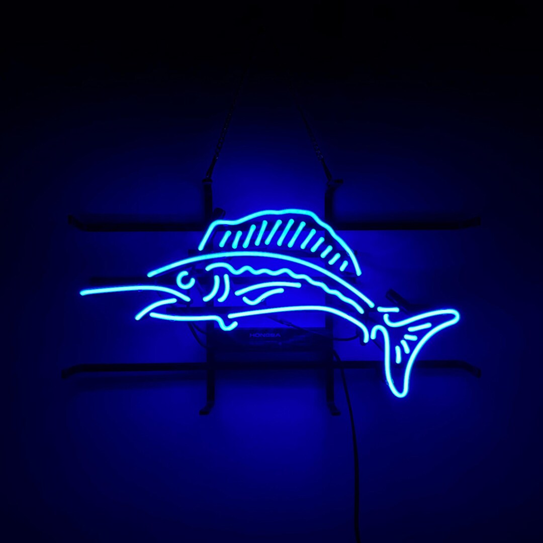 Neon Sign Custom Shark Neon Light Bar Pub Banner Custom Neon Light - Etsy