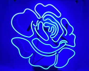 Handmade Blue Moon Neon Sign Man Cave Decor Neon Light Sign - Etsy