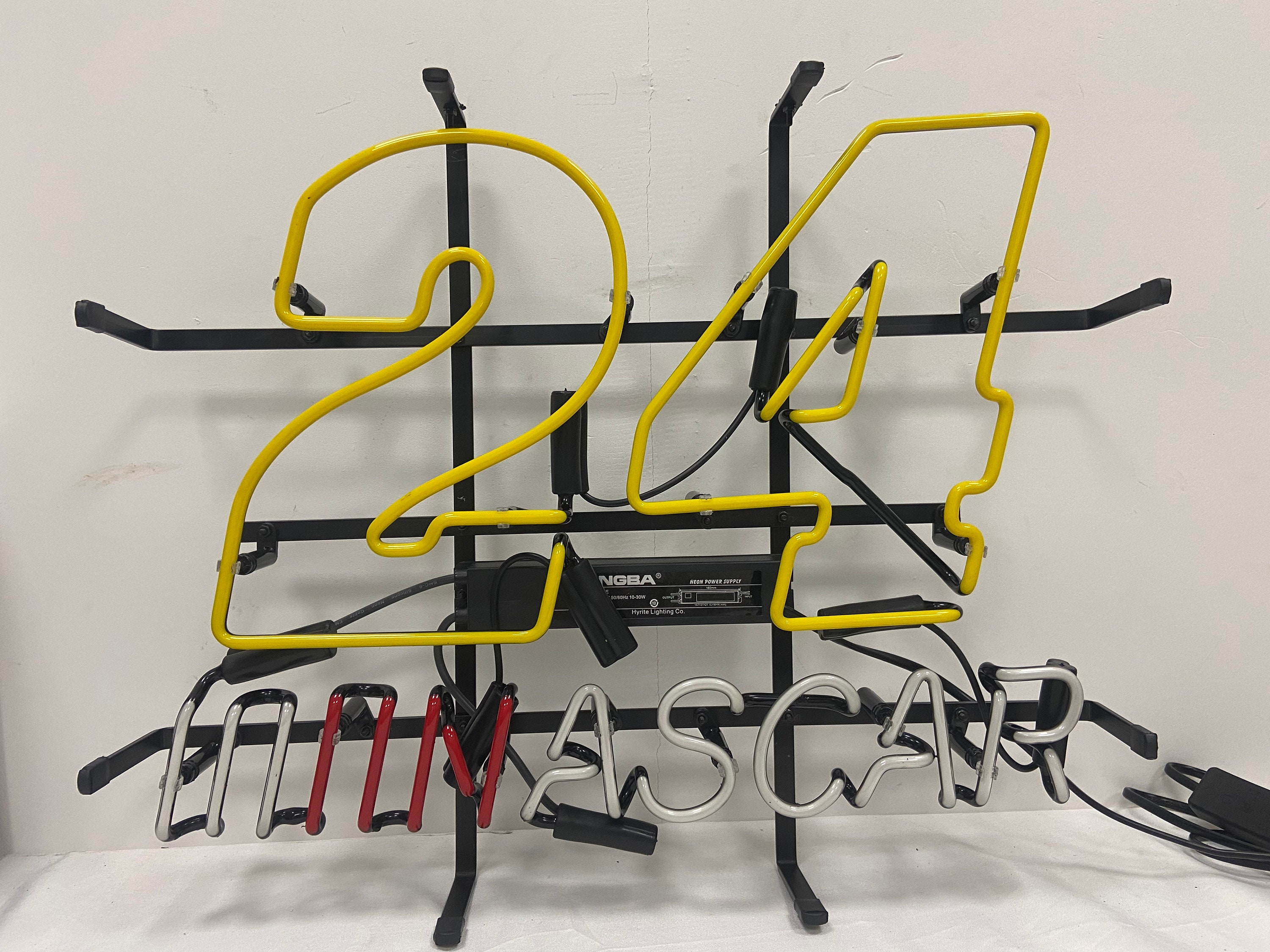 Nascar 24 Neon Sign Bar Pub Sports Neon Sign Car Dealer Auto Neon Light ...