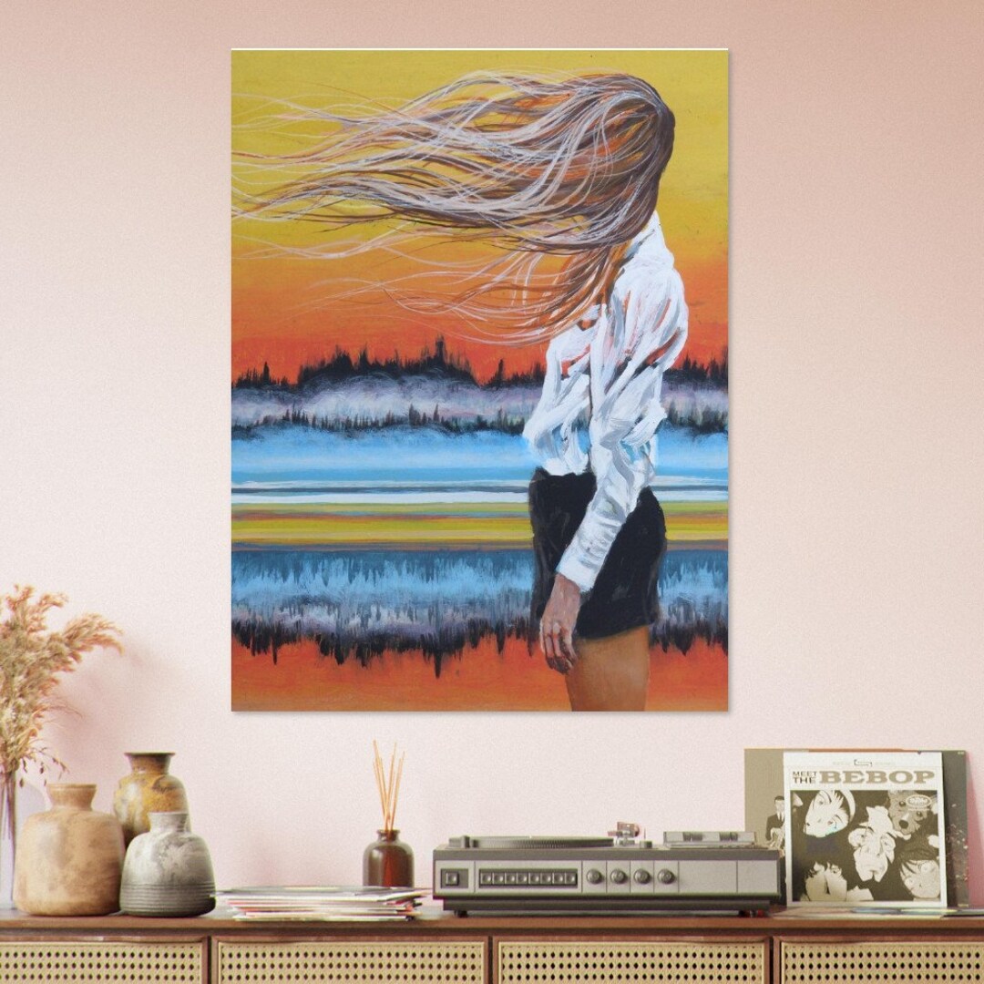 Gust of Wind Poster Wind Rises Movie, Minimalist Print for Teen Girls ...