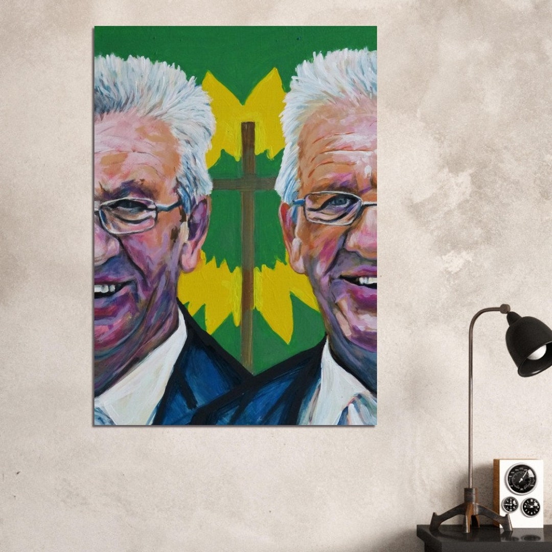 Abstract Politician Face Poster Art for Politicians, Wall Decor ...