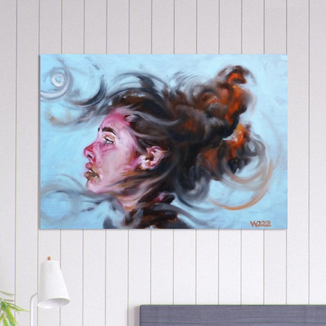 Crying Girl Poster, Hair Explosion and Emotional Damage Depictions ...