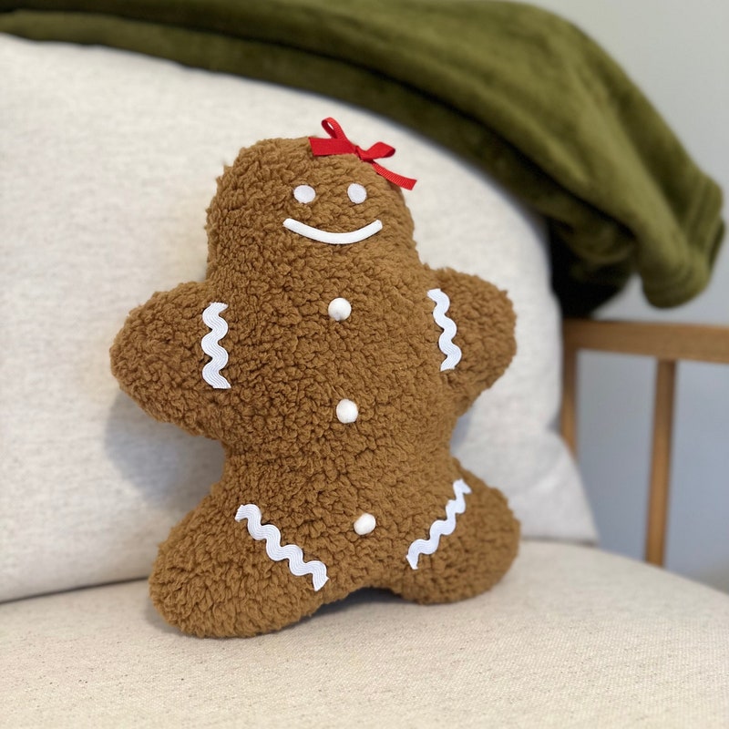 Gingerbread Pillow - Etsy