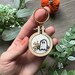 Hand Embroidered Fall Keychains Fall Accessories, Ghost Keychain ...