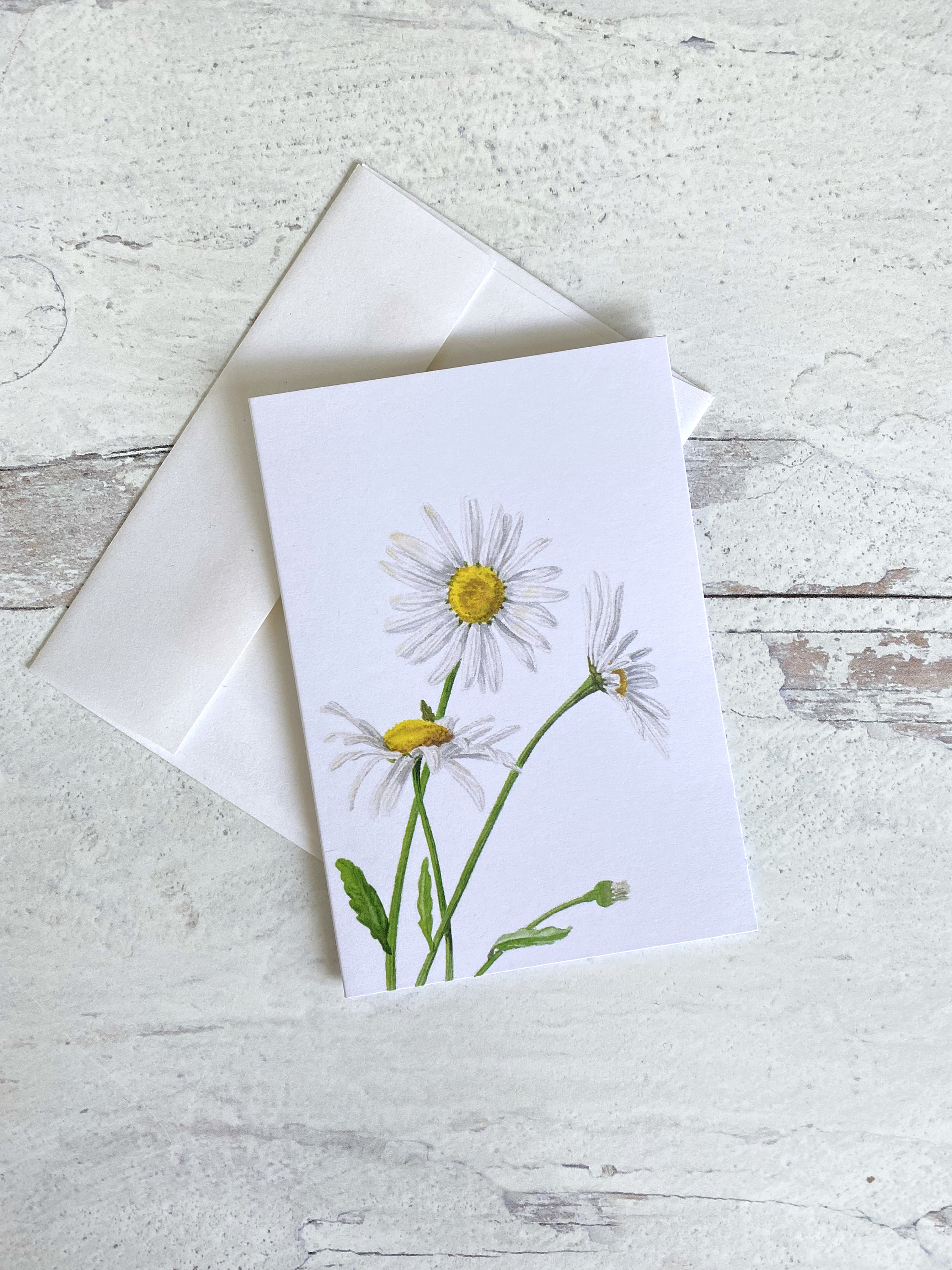 Daisy Notecard - Etsy