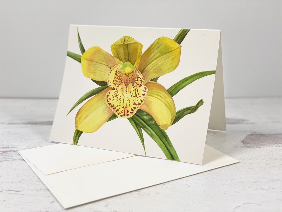 Orchid II Card - Etsy