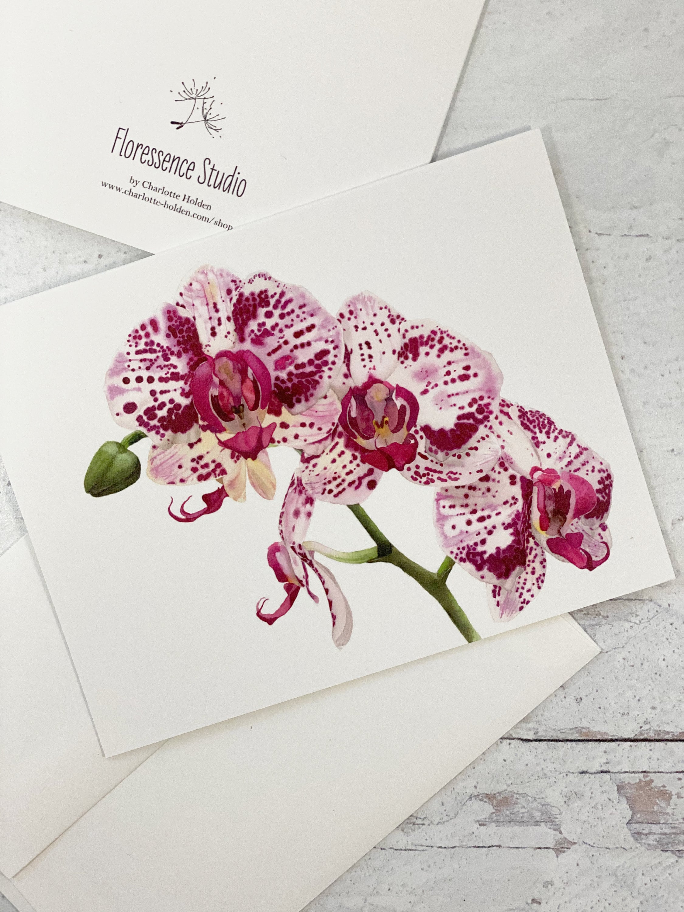 Orchid III Card - Etsy