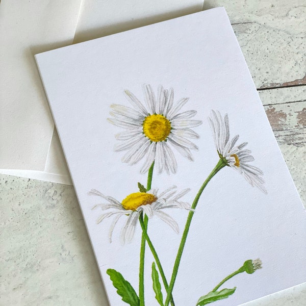 Daisy Note Cards - Etsy