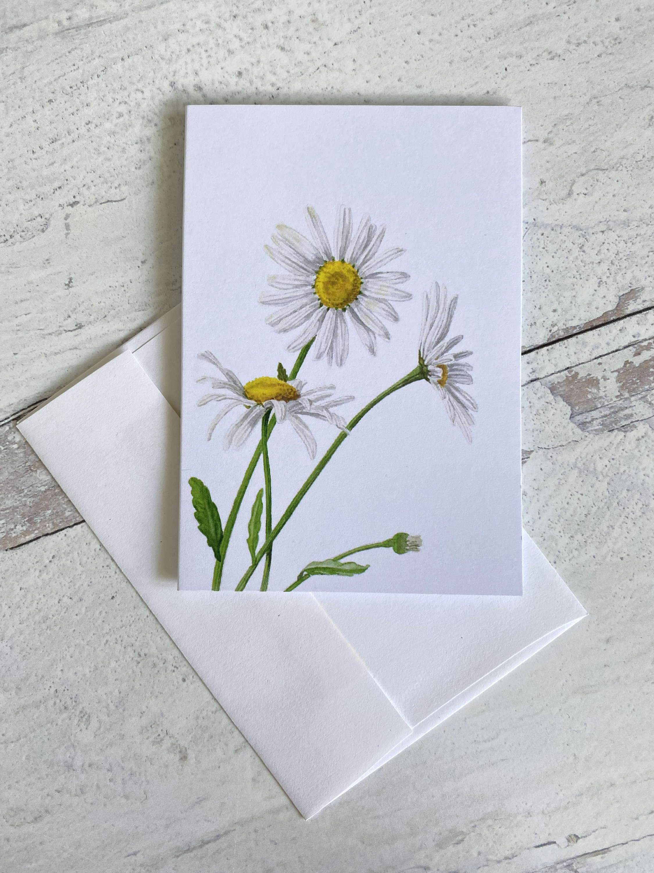 Daisy Notecard - Etsy