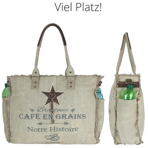 Handbag Shopper Beige Bag, Weekender Canvas Bag, Vintage Bag, Retro Bag ...