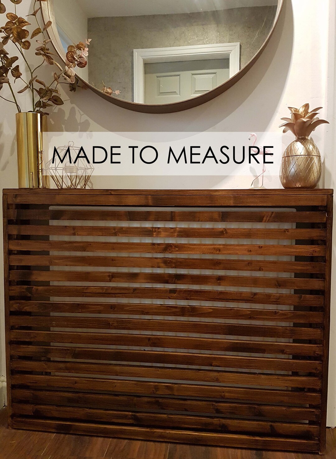 Pinterest Inspired Slat Radiator Cover Made to Measure - Etsy