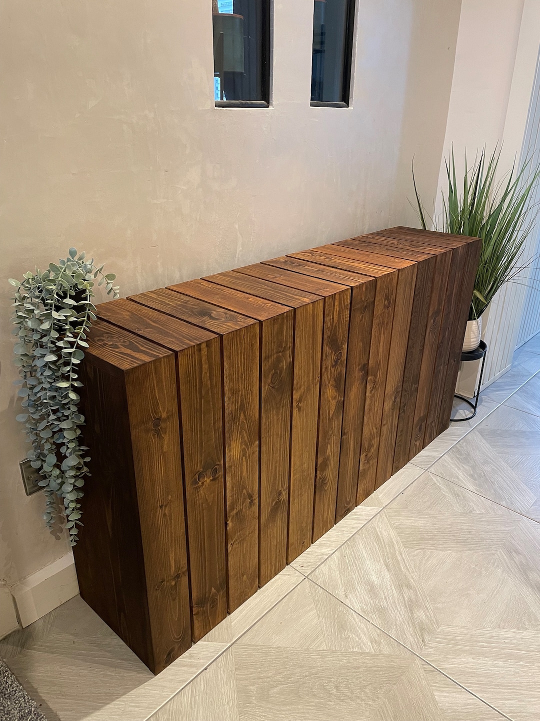 Elemental Custom Radiator Cover - Wide Vertical Slat Design, Custom ...