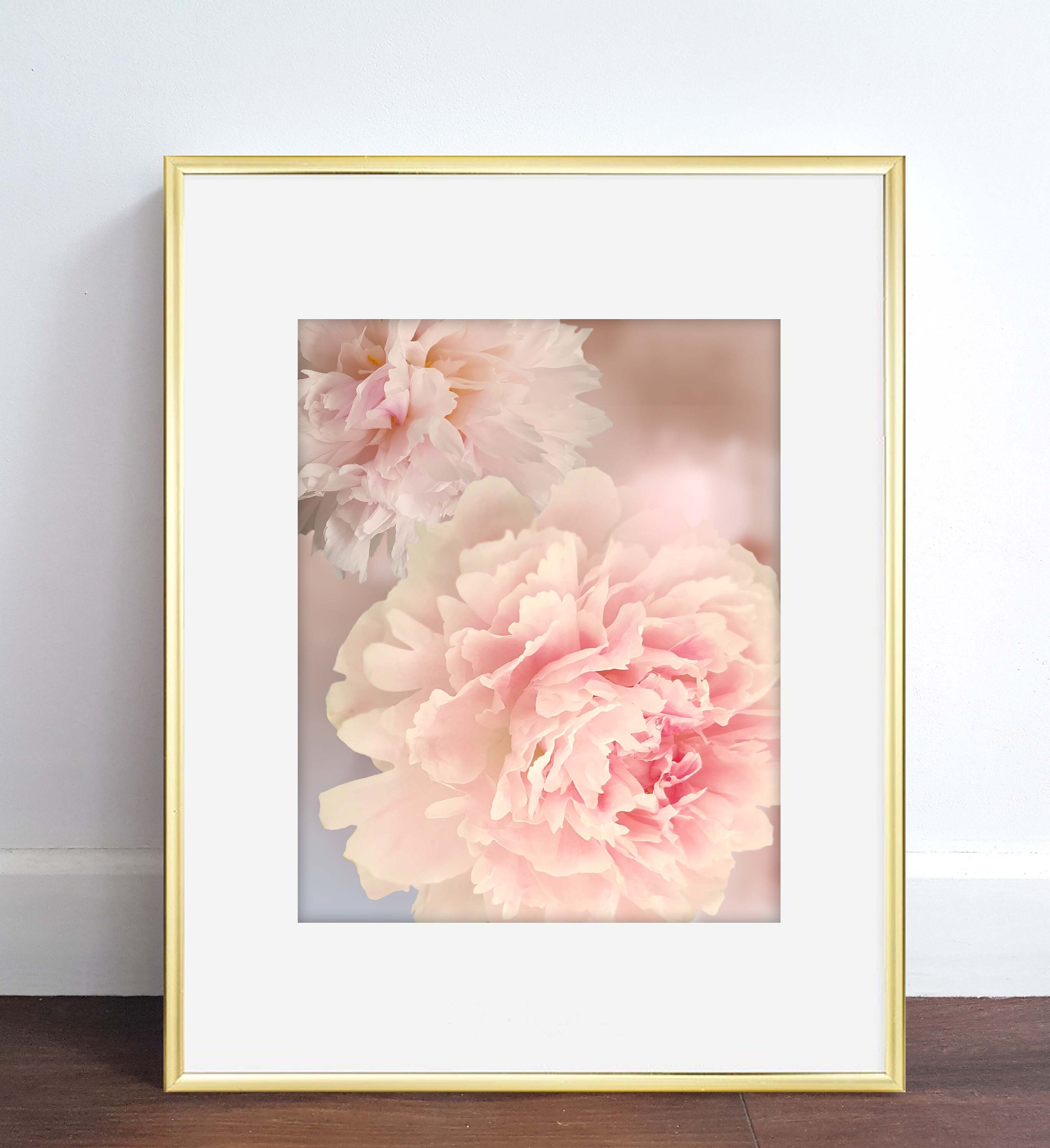 Peony Blooms Print Set of 2 Peony Wall Art Floral Art - Etsy UK