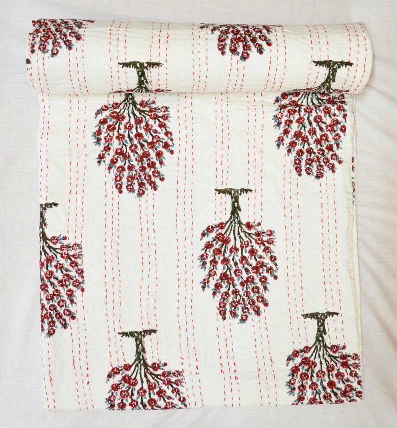 New Hand Block Print Cotton Indian Traditional Bedding Bed - Etsy