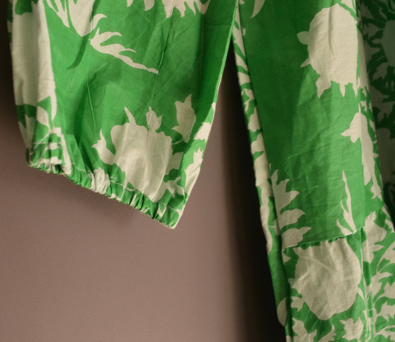 Organic Cotton Women Wear Dress Leaf Block Print Women Long - Etsy