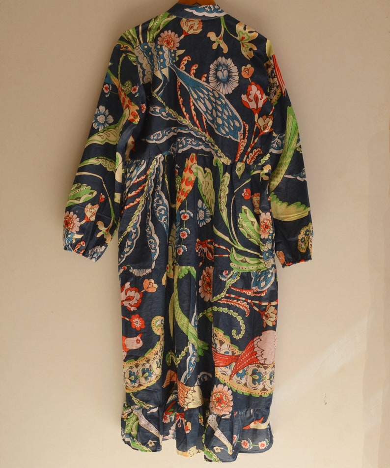 Organic Cotton Women Wear Dress Beautiful Floral Print Women - Etsy