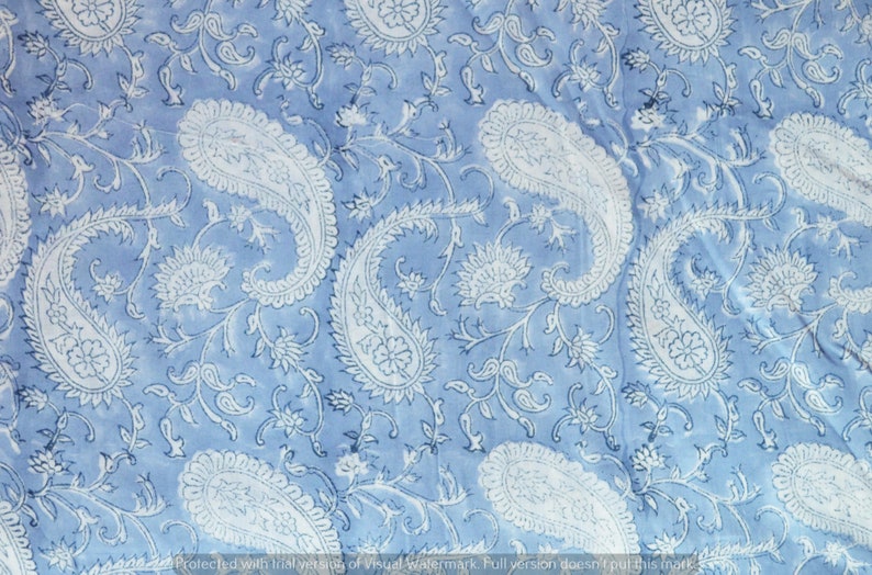 By the Yard New Paisley Print Kids Craft Sewing Indian | Etsy