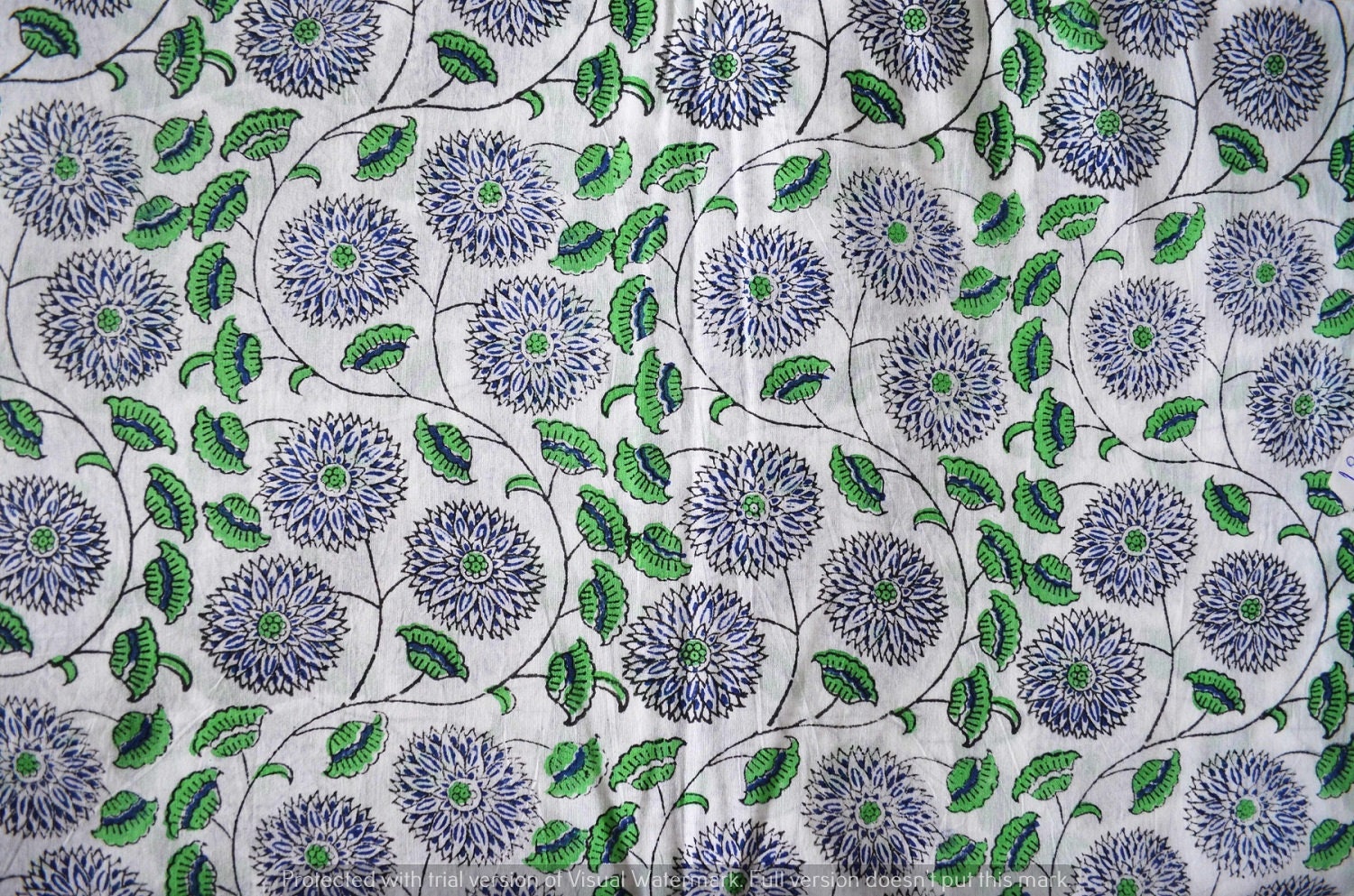 Indian Handmade Quilting Fabric 100% Cotton Soft Printed - Etsy