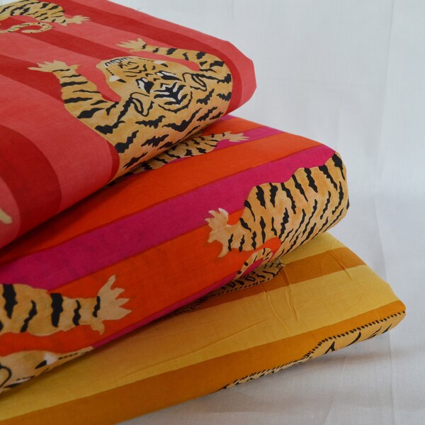 Tiger Fabric - Etsy
