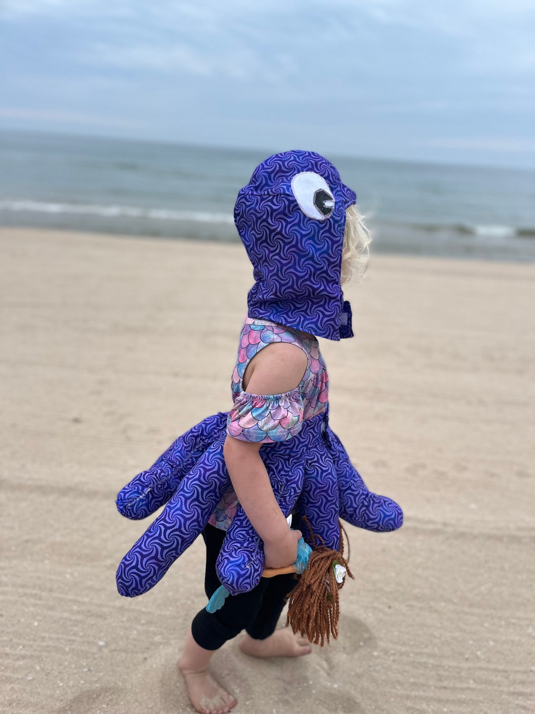 Octopus Costume, Handmade Dress up Gift for Toddlers, Octopus Dress up ...