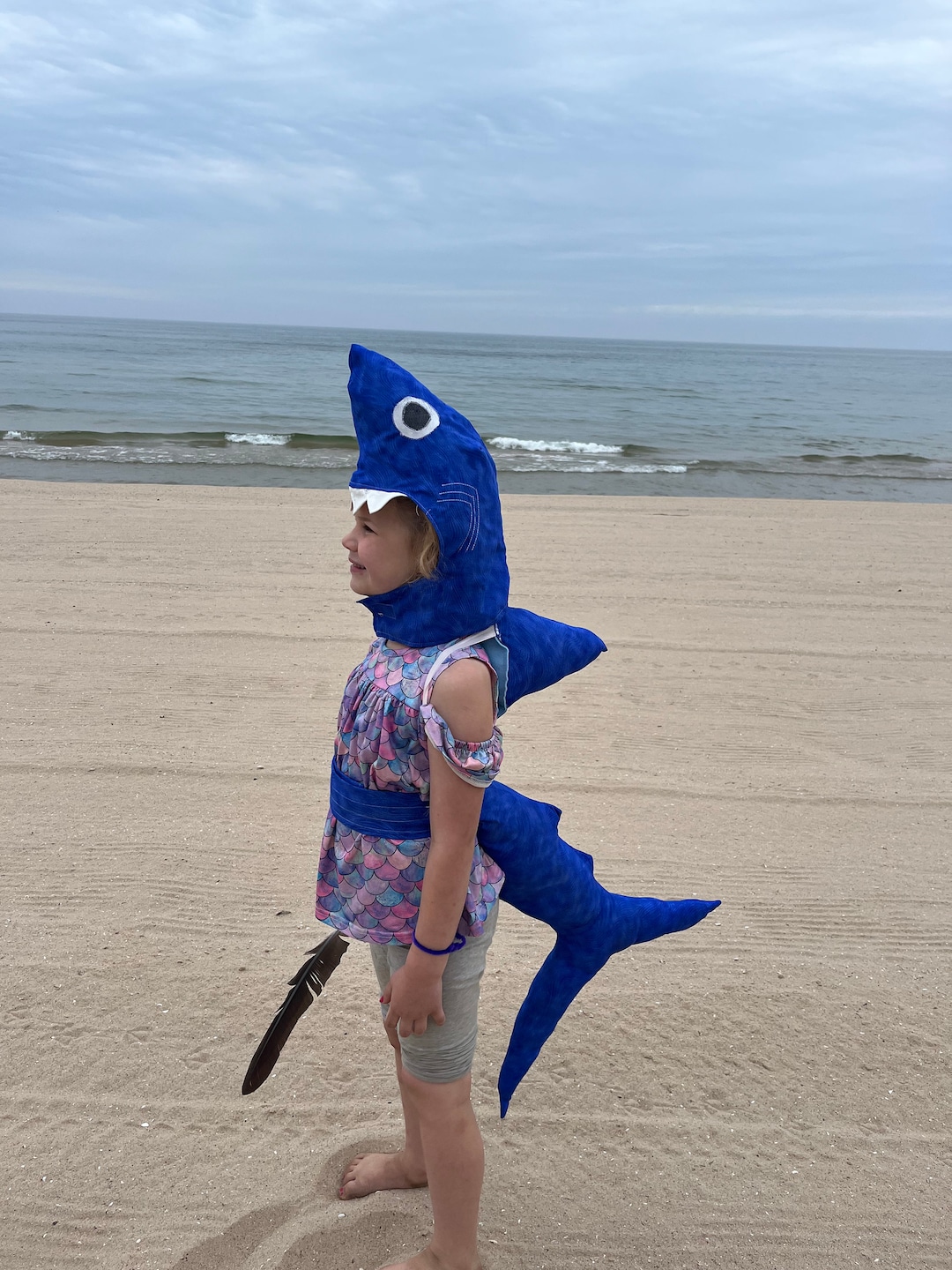 Shark Costume, Handmade Dress up Gift for Toddlers, Halloween Costume ...