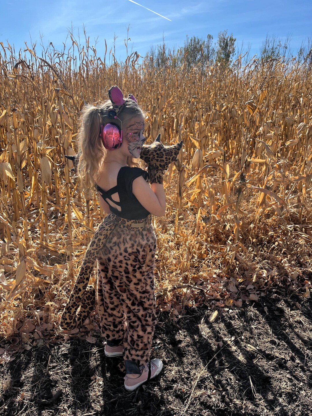 Cheetah Costume Set: Sensory Friendly Ears, Tail, Paws - Etsy