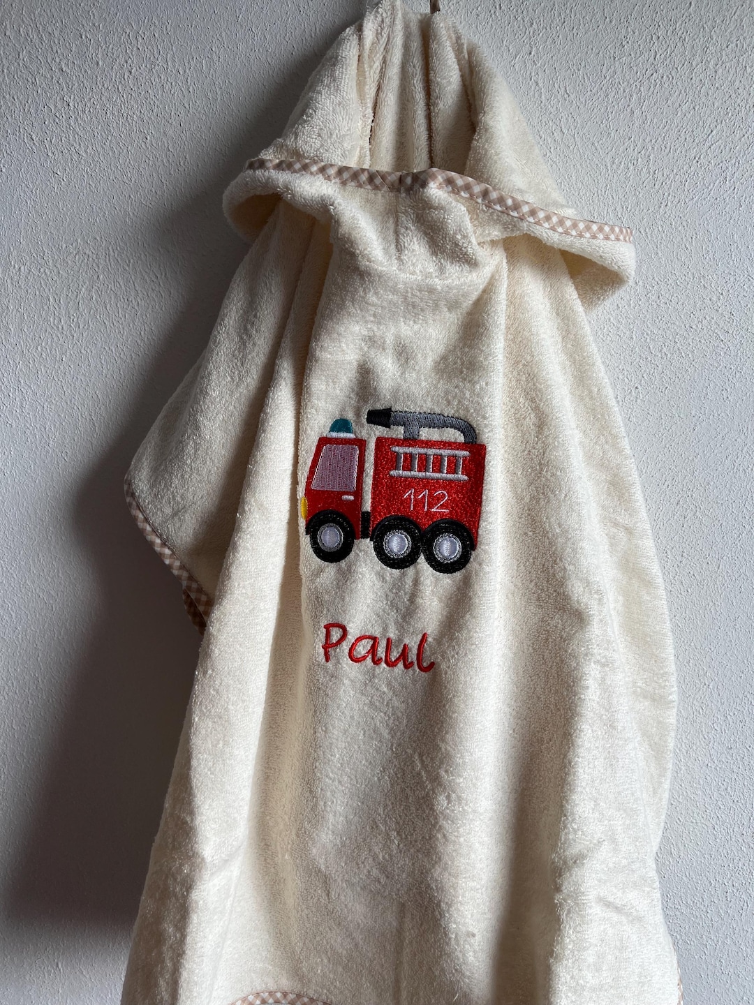 Bath Poncho, Baby Poncho, Embroidered With Appliqué and Name - Etsy