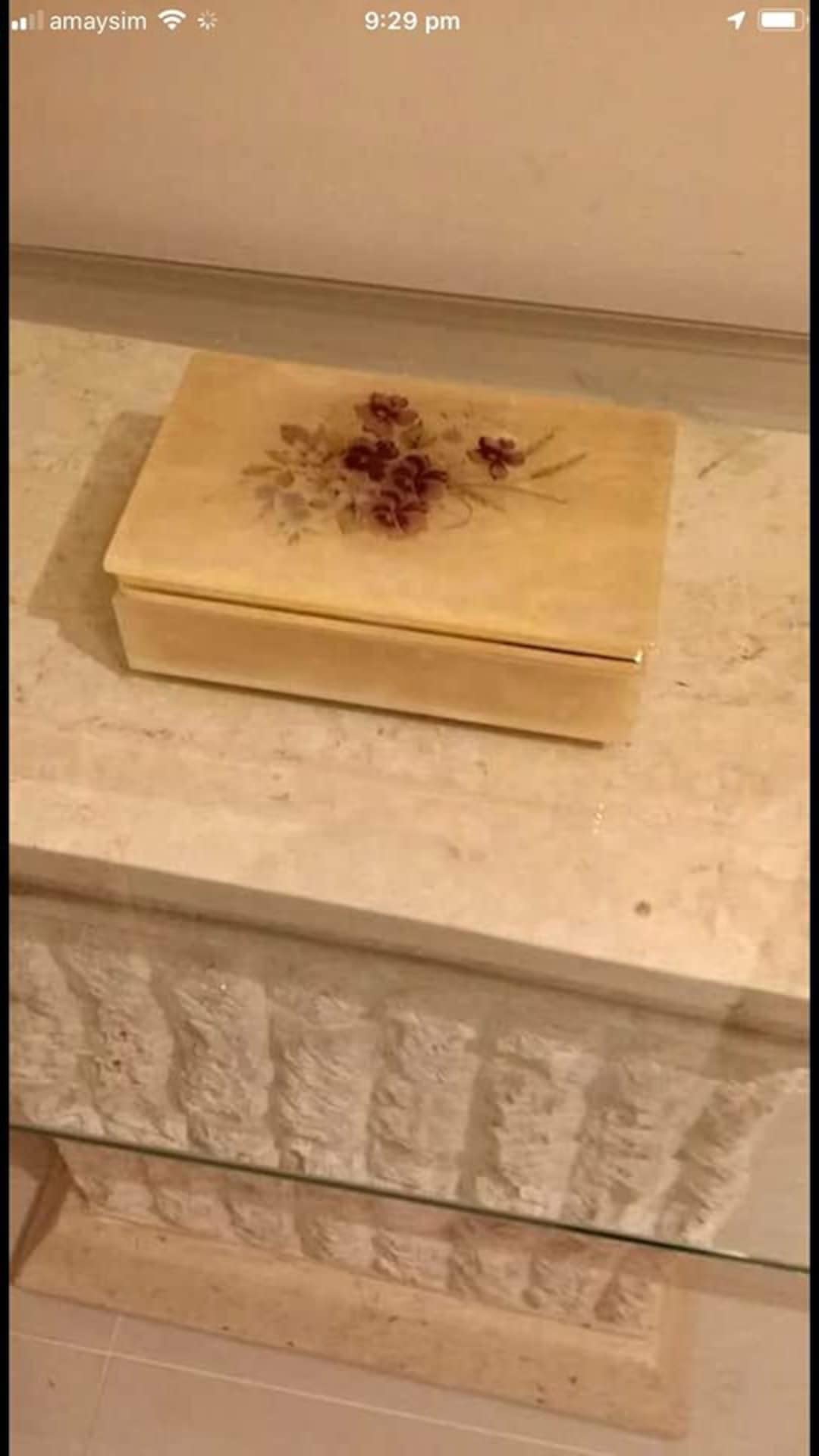 Vintage Italian Alabaster Cigarette Box - Etsy