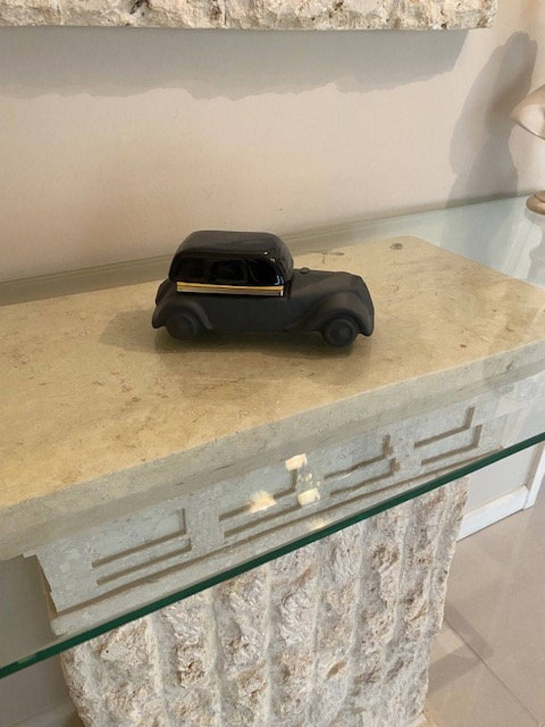 Vintage Italian Ceramic Car Trinket Box - Etsy