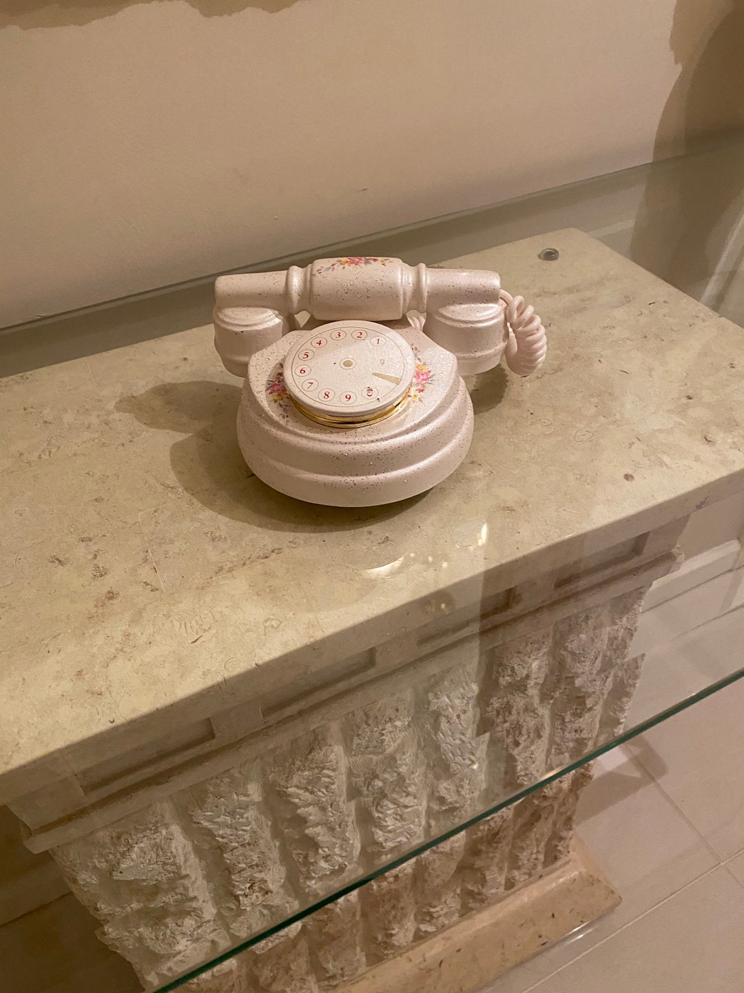 Vintage Italian Ceramic Telephone Trinket Box - Etsy
